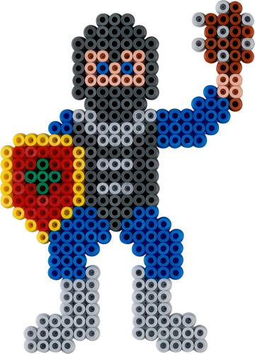 Acheter Hama Midi Boîte cadeau chevaliers 4000 perles et 2 plaques 3145 ...