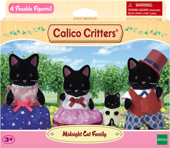 Acheter Calico Critters Midnight Cat Family - Joubec acheter jouets et ...