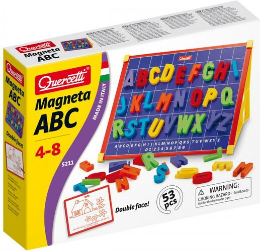 Acheter Lettres majuscule magnétique ABC 53 pieces Quercetti 5211 ...